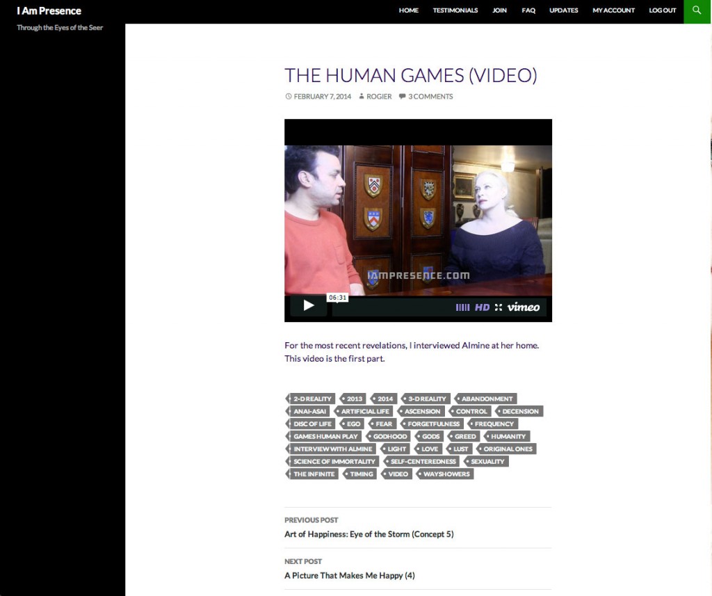 Stop Playing the Human Games | Almine