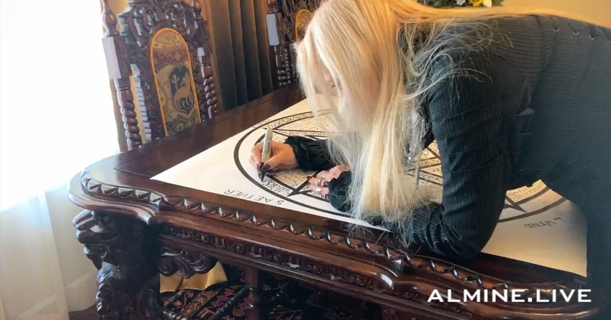 Almine Completes the Five Elements Sigil